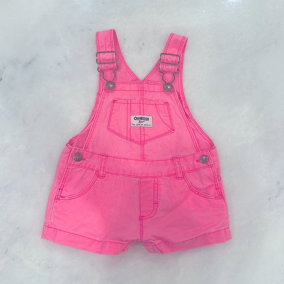OshKosh B'gosh | Bottoms | Neon Oshkosh Overalls | Poshmark